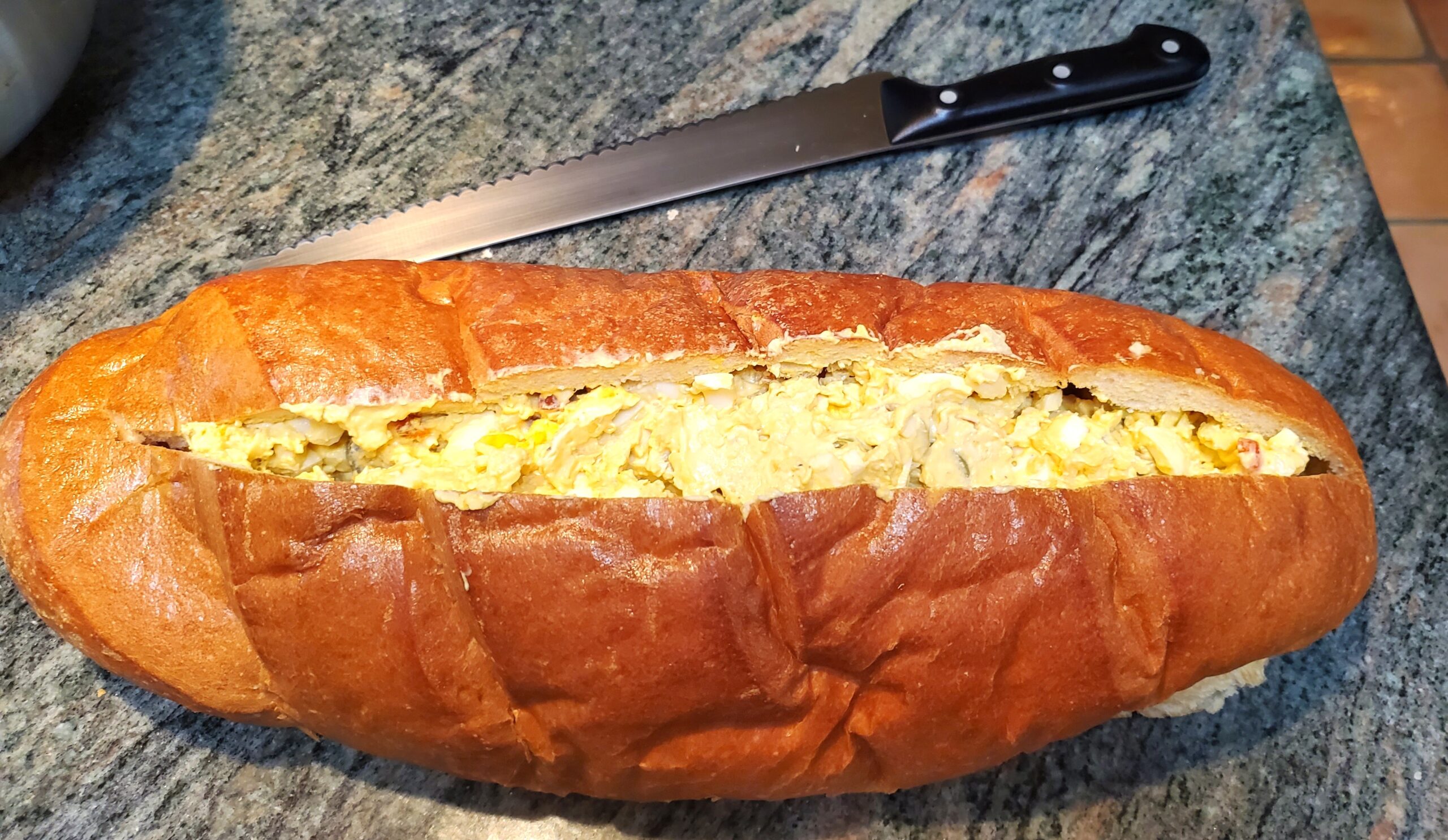 Mom's French Bread Egg Loaf - Cook with Cindy - Food, Fun, and More!
